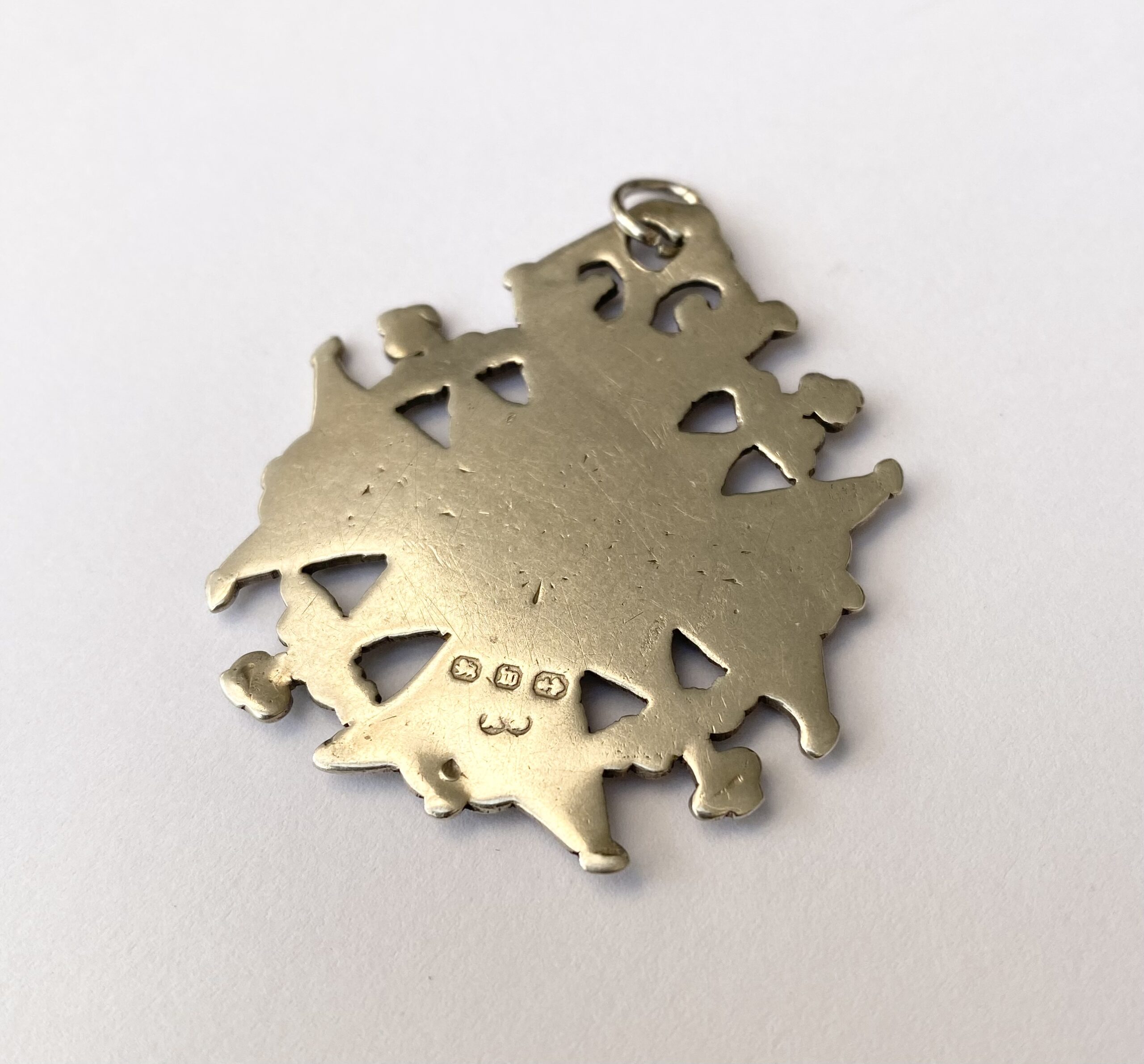 Pendant - Vintage Victorian Sterling Hallmark Silver Celtic Cross. c ...