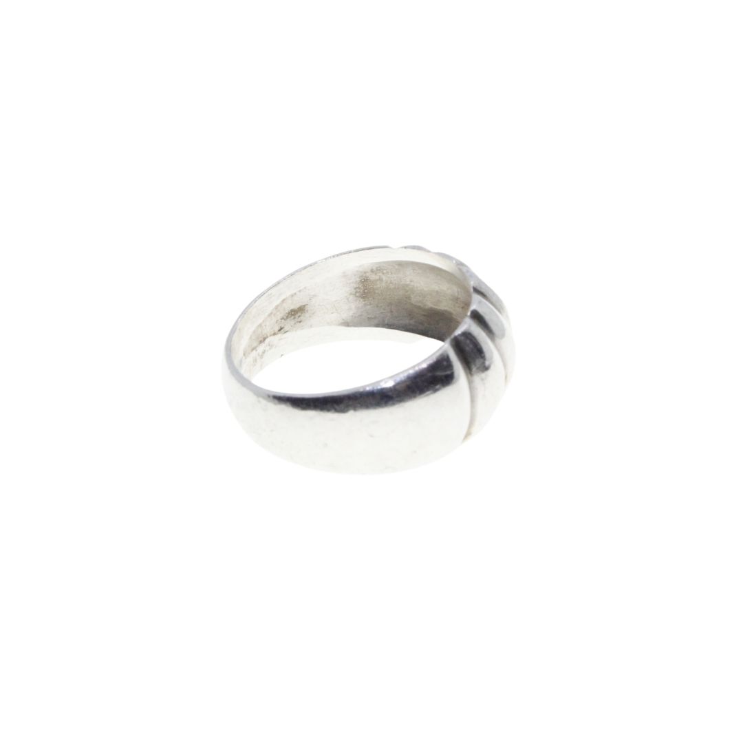 Ring - 925 Silver Ring with Shell Texture in the Centre - ML3265 ...